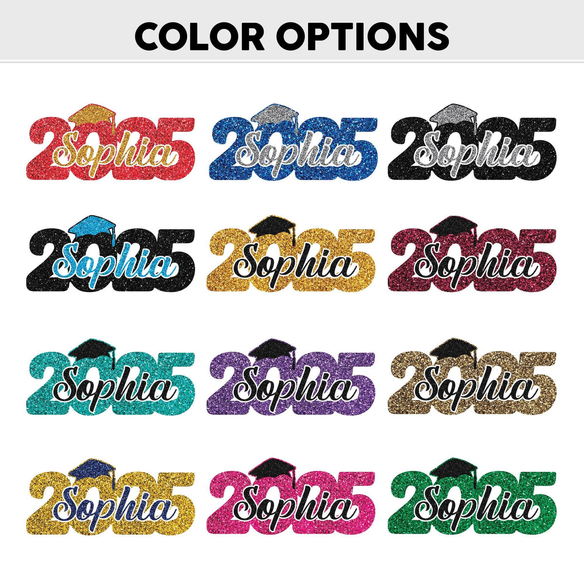 Personalized 2025 Graduation Sign, PVC Custom Name Senior Graduation P ...