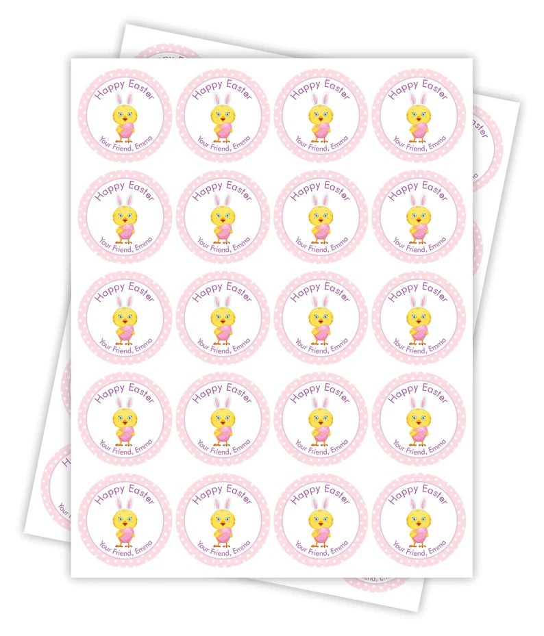 Custom Easter Chick Stickers – Voila Print Inc