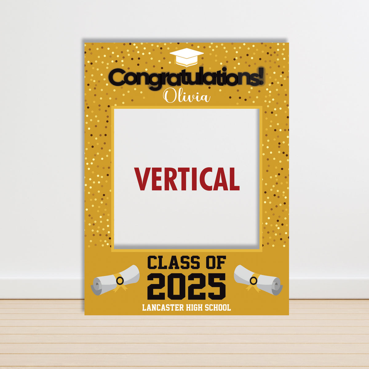 Personalized Graduation 2025 Selfie Frame – Voila Print Inc