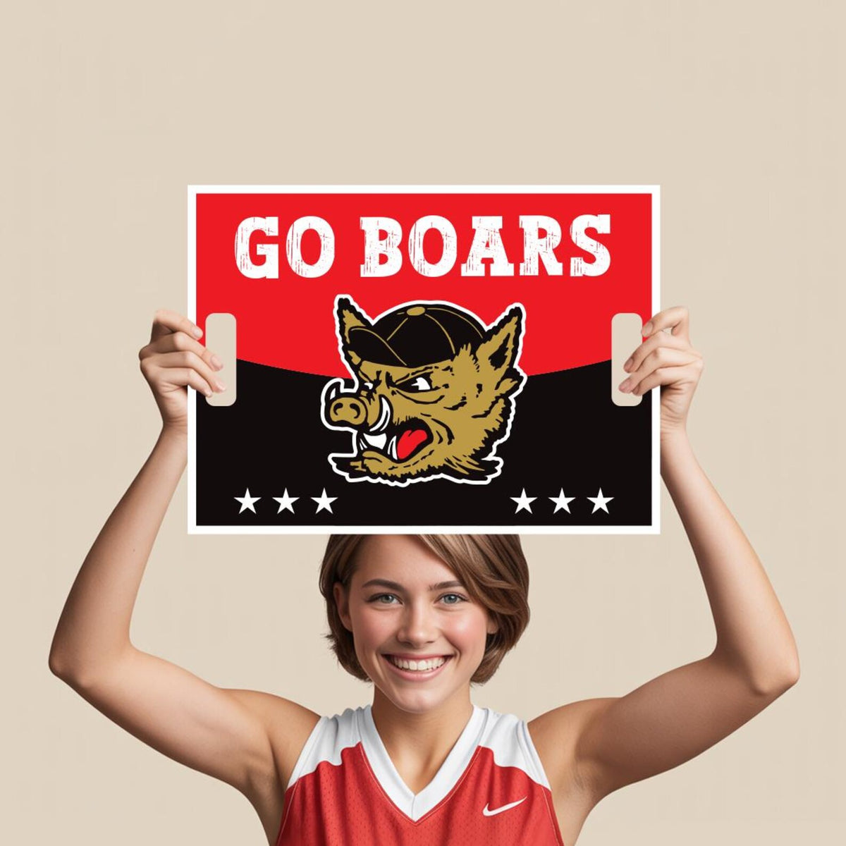 Custom Cheer Signs for School Spirit, Personalized Cheerleading Rally ...