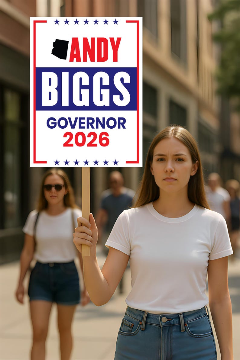 Andy Biggs For Arizona Governor 2026 Election Sign, Political Campaign ...