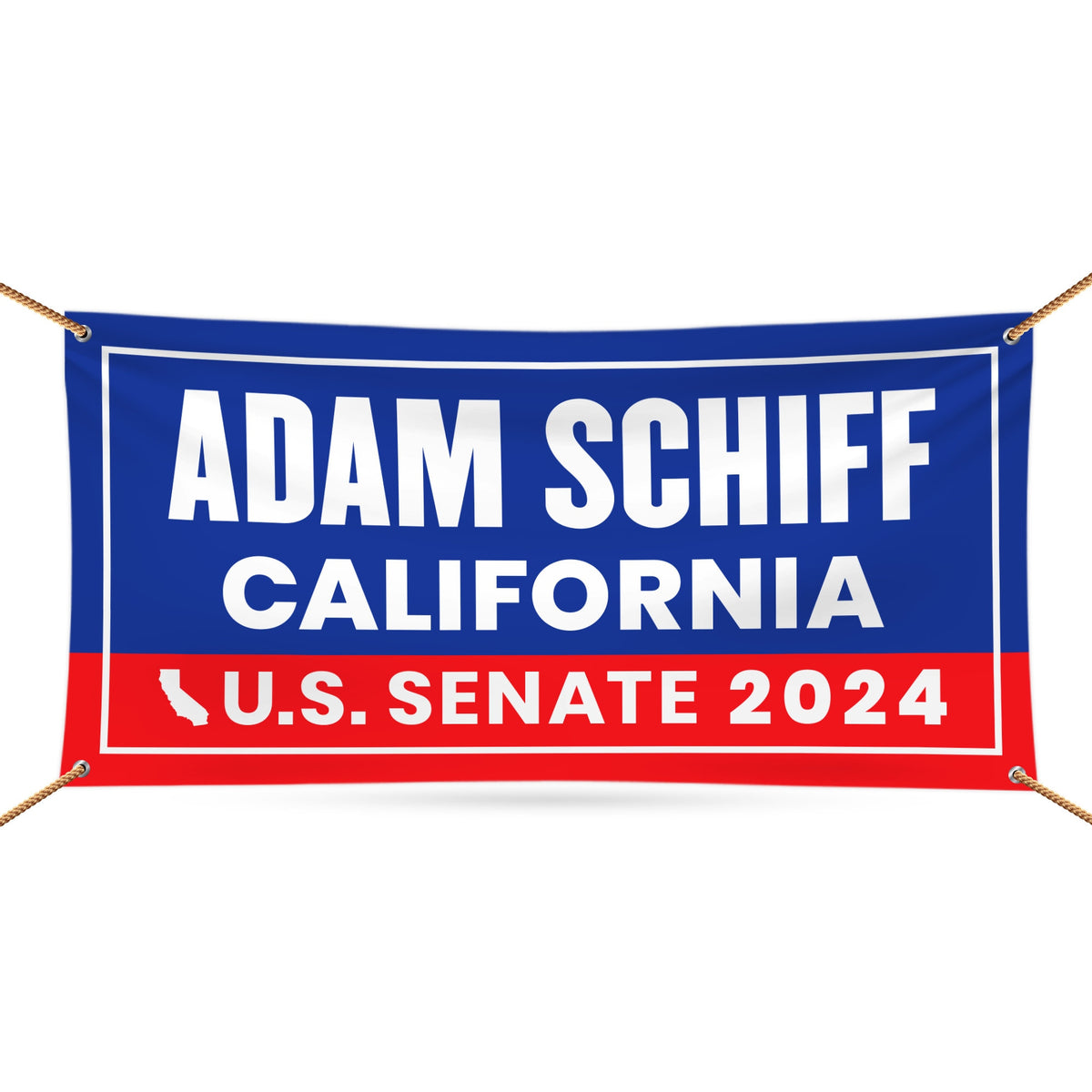 Adam Schiff For California U.S. Senate Banner Sign, 13oz US Senate 202 ...