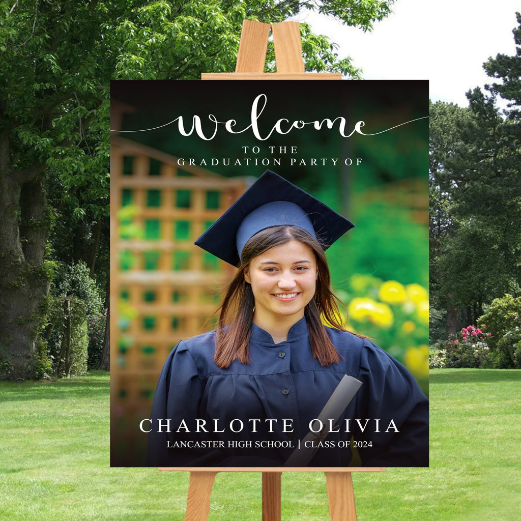 Custom Graduation Foamboard Poster Sign Photo, Personalized Class of 2 ...