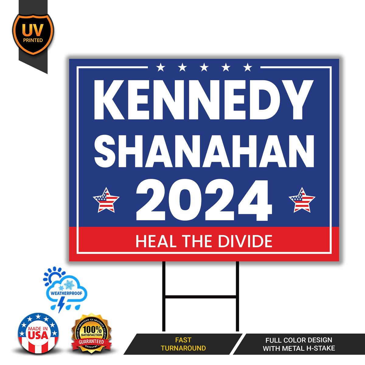 Kennedy Shanahan 2024 Yard Sign - Robert F. Kennedy Jr. For President ...