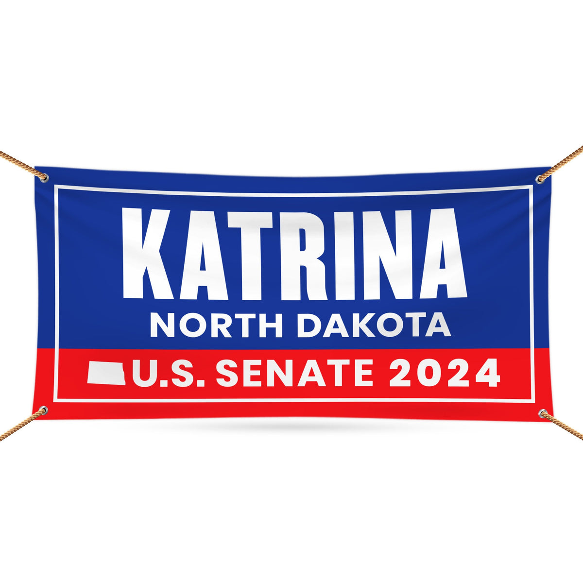 Katrina Christiansen For North Dakota U.S. Senate Banner Sign, 13 oz W ...