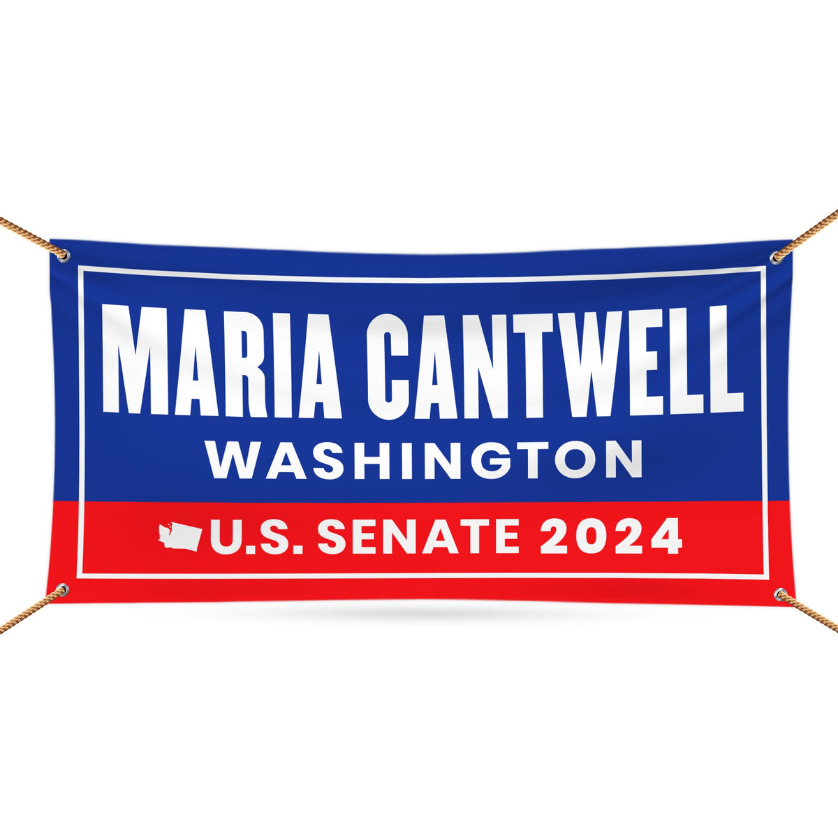 Maria Cantwell For Washington U.S. Senate Banner Sign, 13 oz Waterproo ...