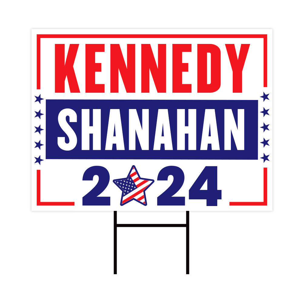 Kennedy Shanahan 2024 Yard Sign - Robert F. Kennedy Jr. For President ...