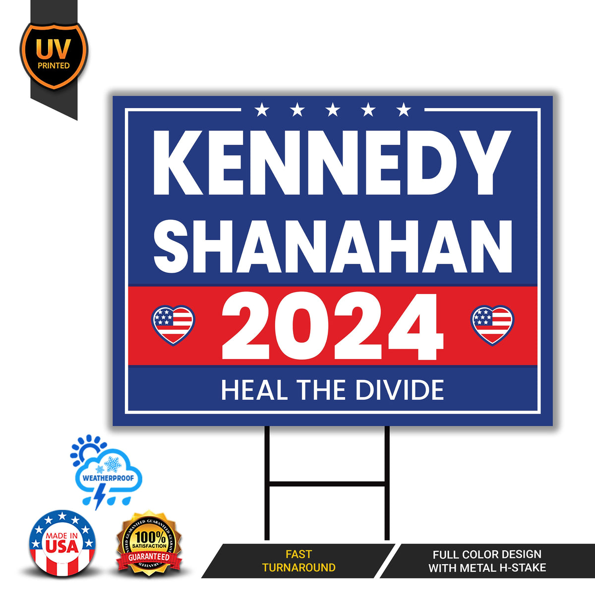 Kennedy Shanahan 2024 Yard Sign - Robert F. Kennedy Jr. For President ...