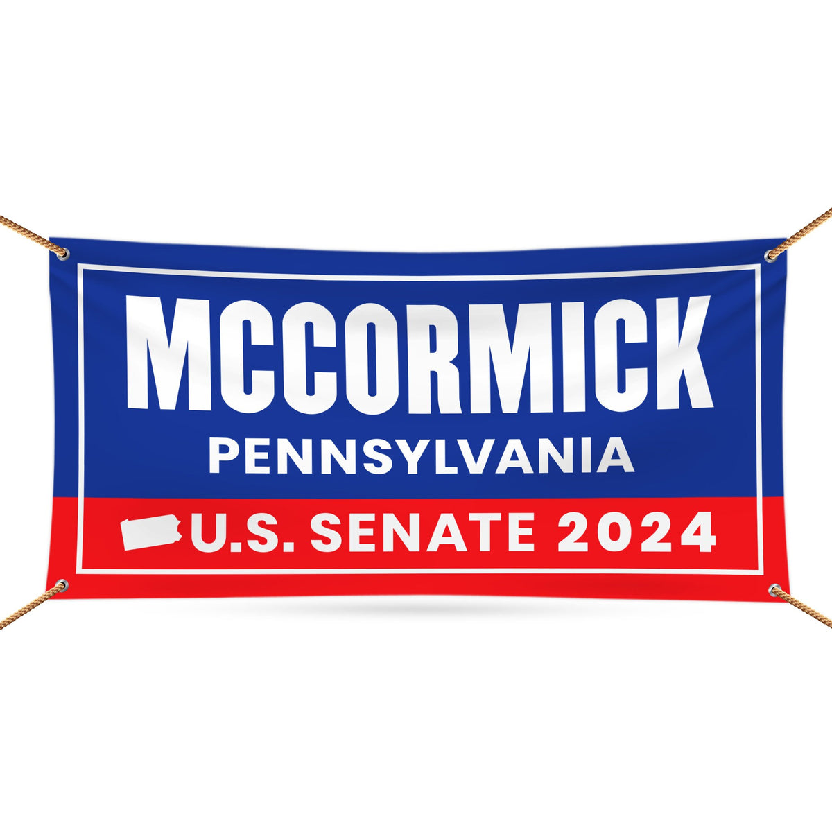 David McCormick For Pennsylvania U.S. Senate Banner Sign, 13oz Waterpr ...