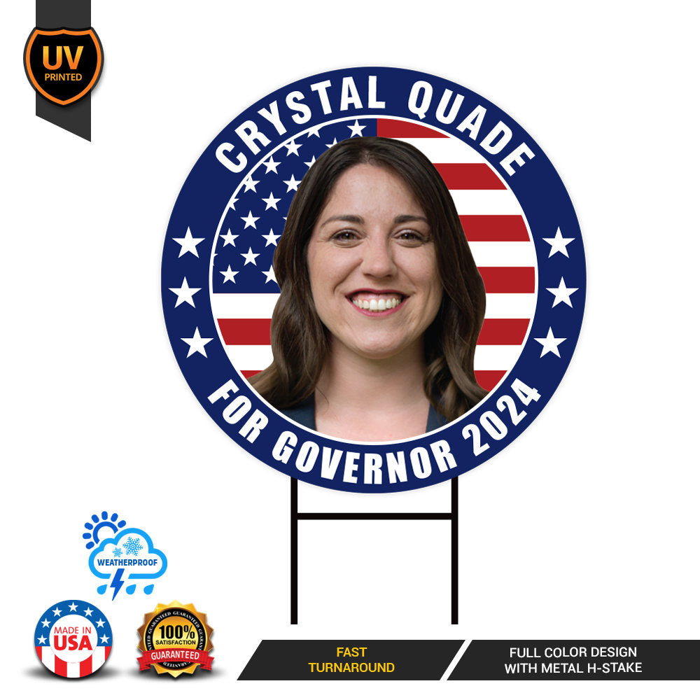 Crystal Quade For Missouri Governor Yard Sign - Coroplast 2024 Governo ...
