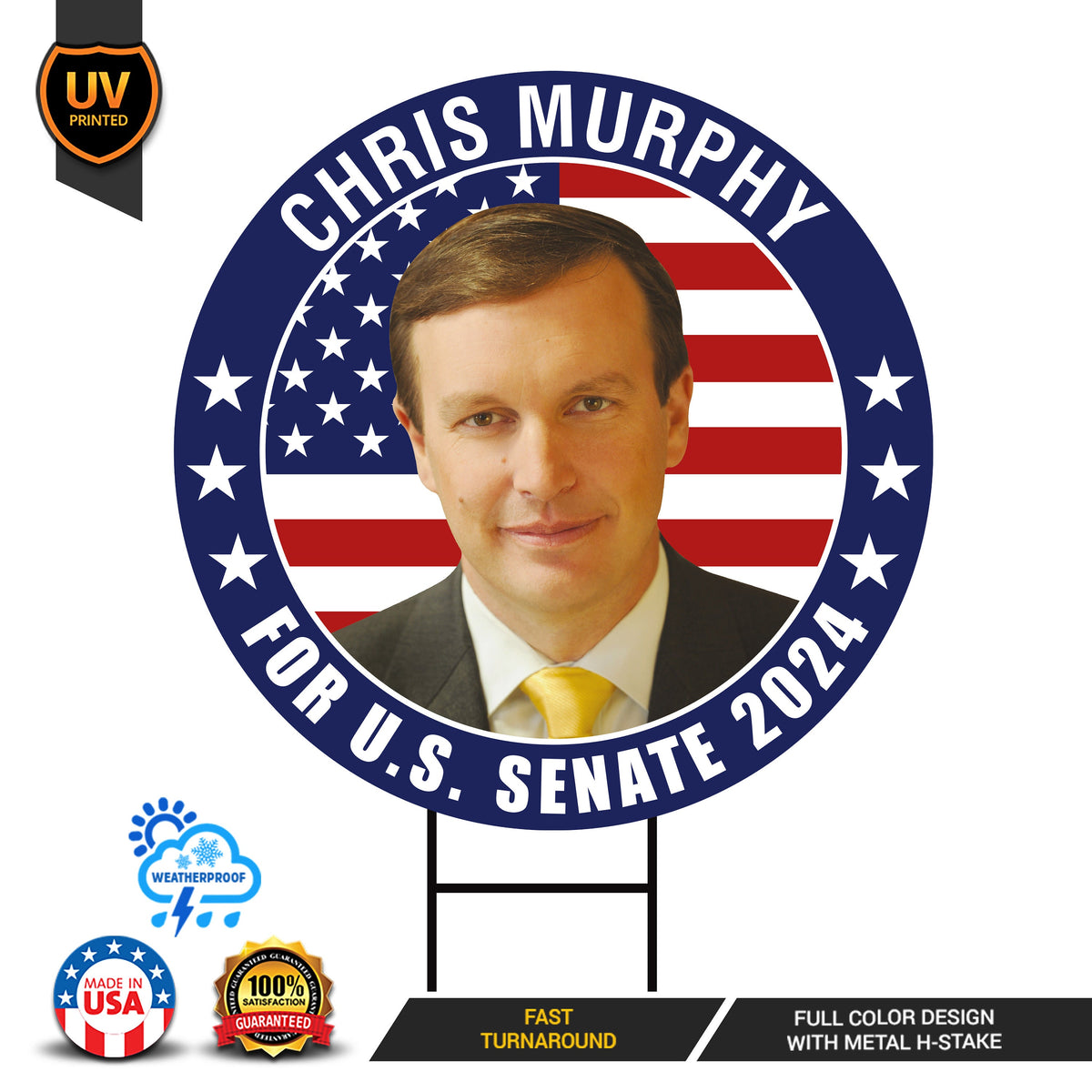 Chris Murphy US Senate Yard Sign - Coroplast US Senate Election Connec ...