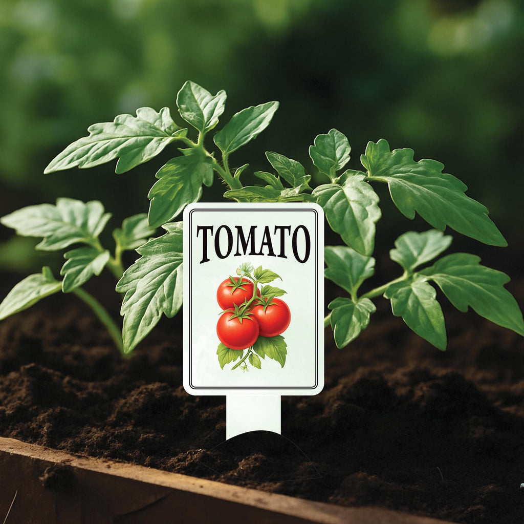 Vegetable Garden Stake, UV Printed Aluminum Plant Marker, Metal Veggie ...