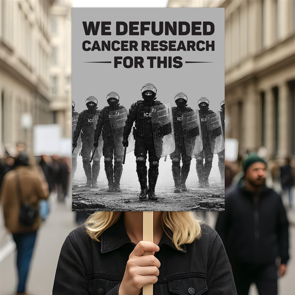 Abolish ICE No One Is Illegal Protest Sign, No Kings In America, Anti ...