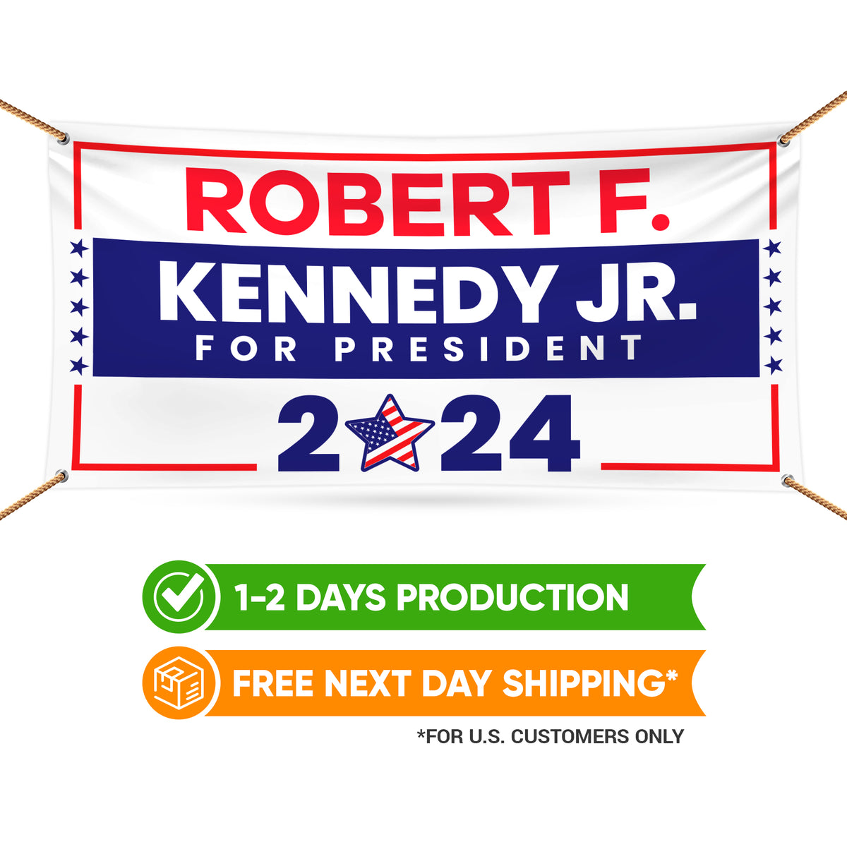 Kennedy 2024 Banner Sign – Voila Print Inc