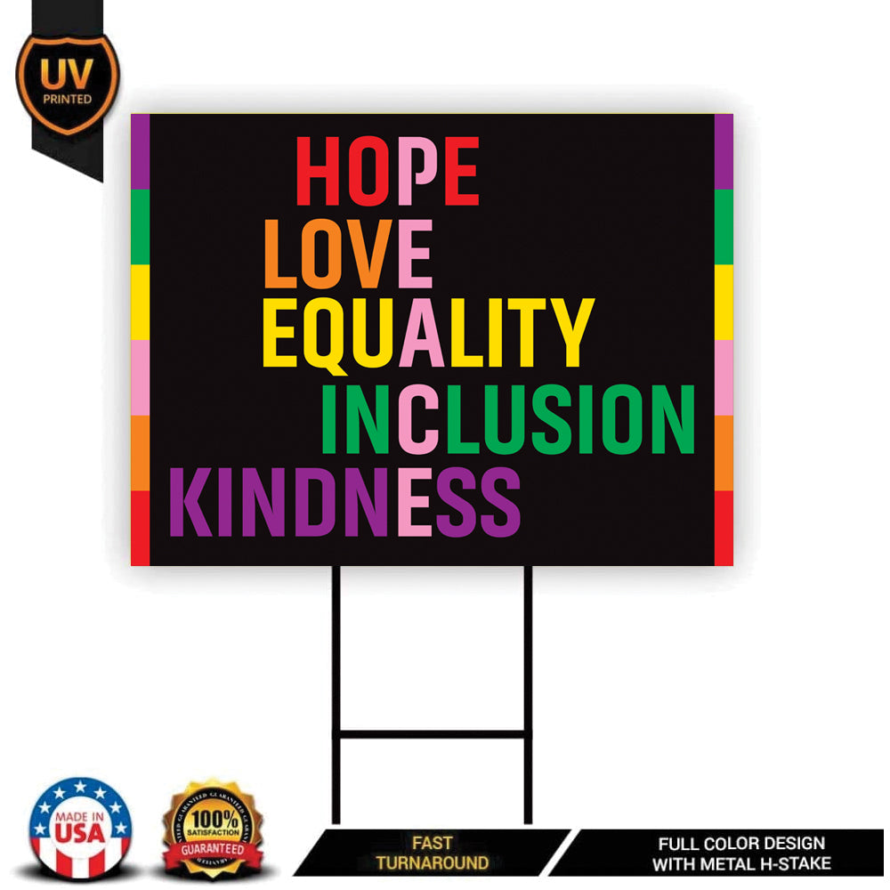 PEACE Yard Sign – Voila Print Inc