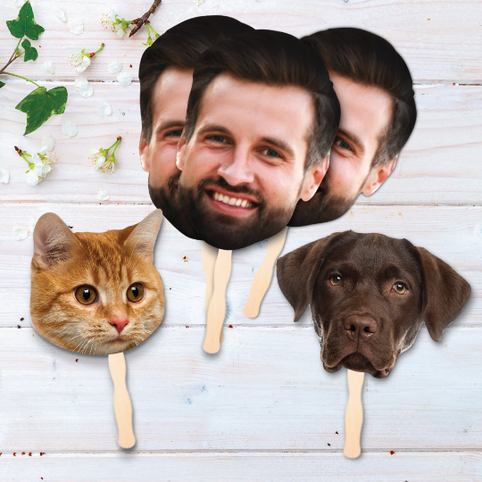 Custom Face Fans – Voila Print Inc