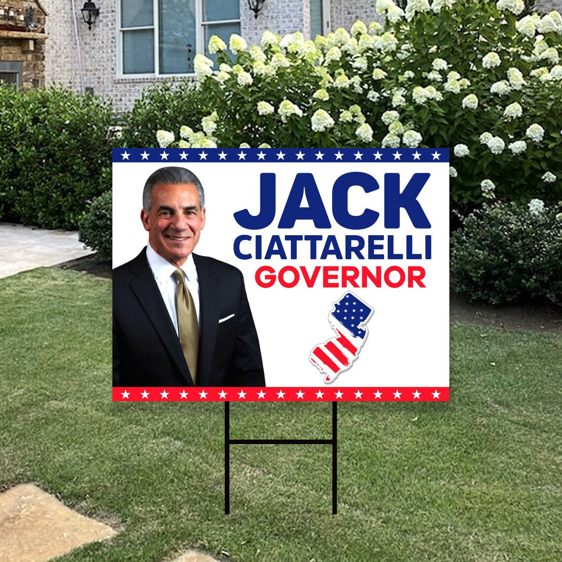 Jack Ciattarelli For New Jersey Governor Yard Sign – Voila Print Inc