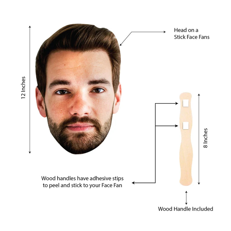 Custom Face Fans – Voila Print Inc