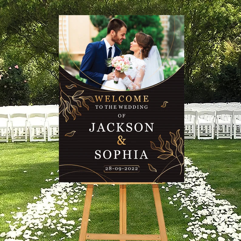 Custom Wedding Foam Board Poster Sign – Voila Print Inc
