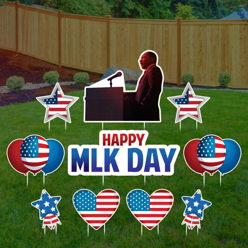 Happy MLK Day Yard Sign Cutouts – Voila Print Inc