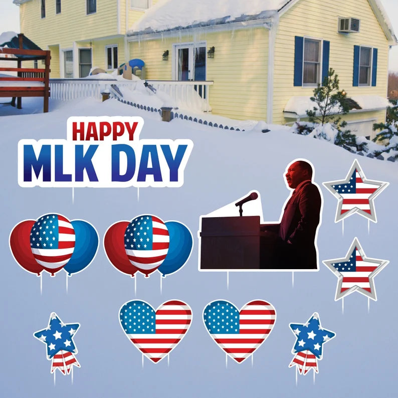 Happy MLK Day Yard Sign Cutouts – Voila Print Inc