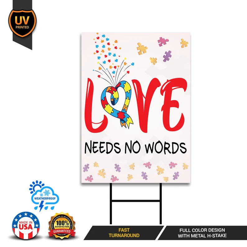 Autism Awareness Yard Sign – Voila Print Inc