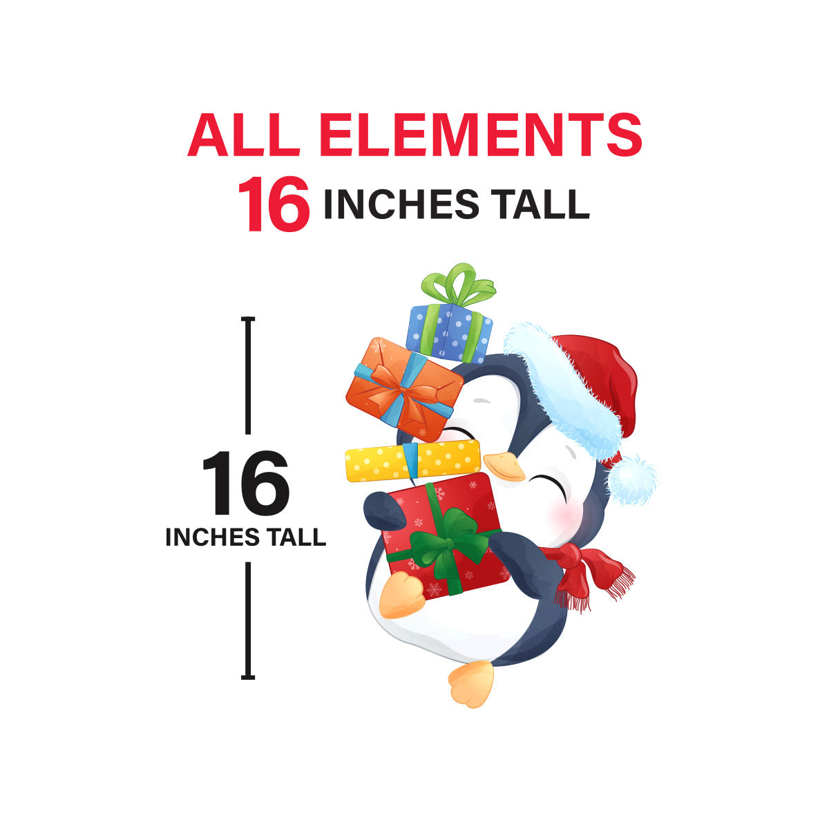 Christmas Penguins Yard Signs – Voila Print Inc